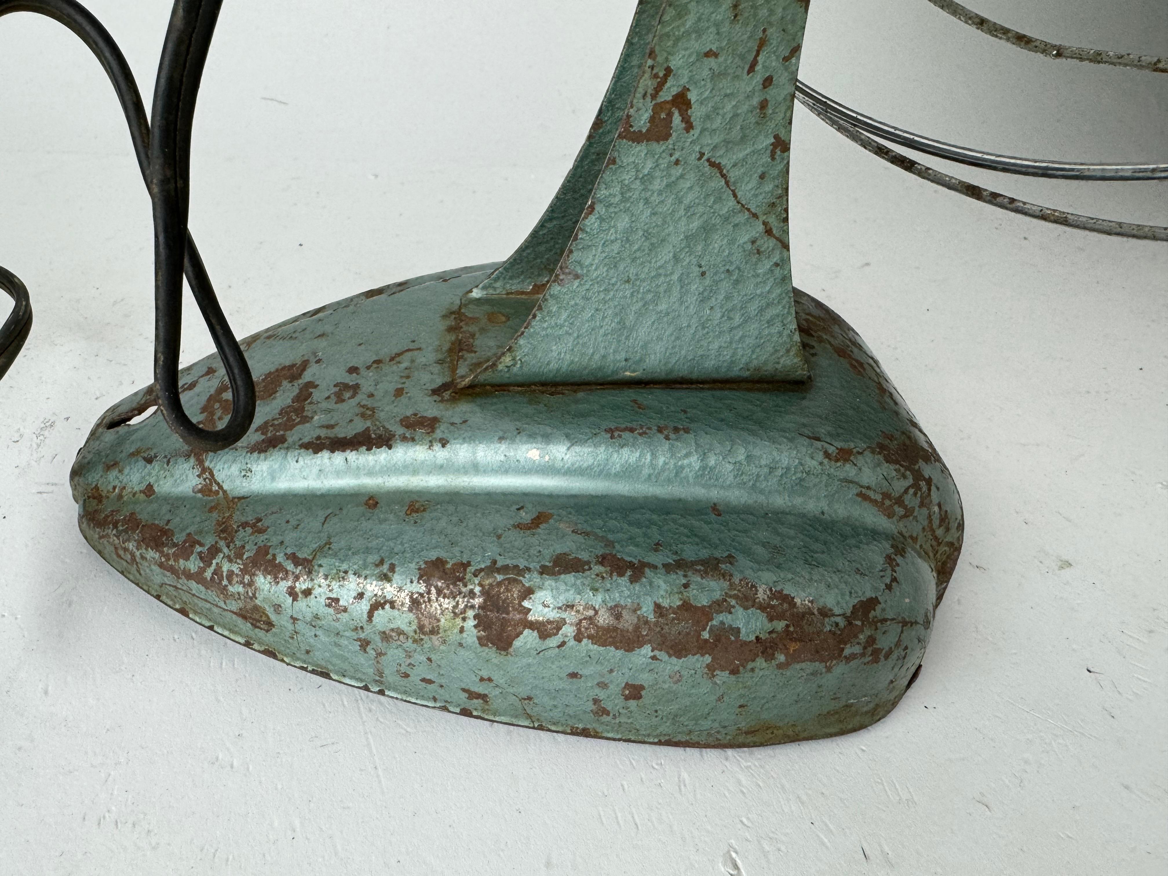 Vintage Wizard Husky Industrial Oscillating Fan For Sale at 1stDibs