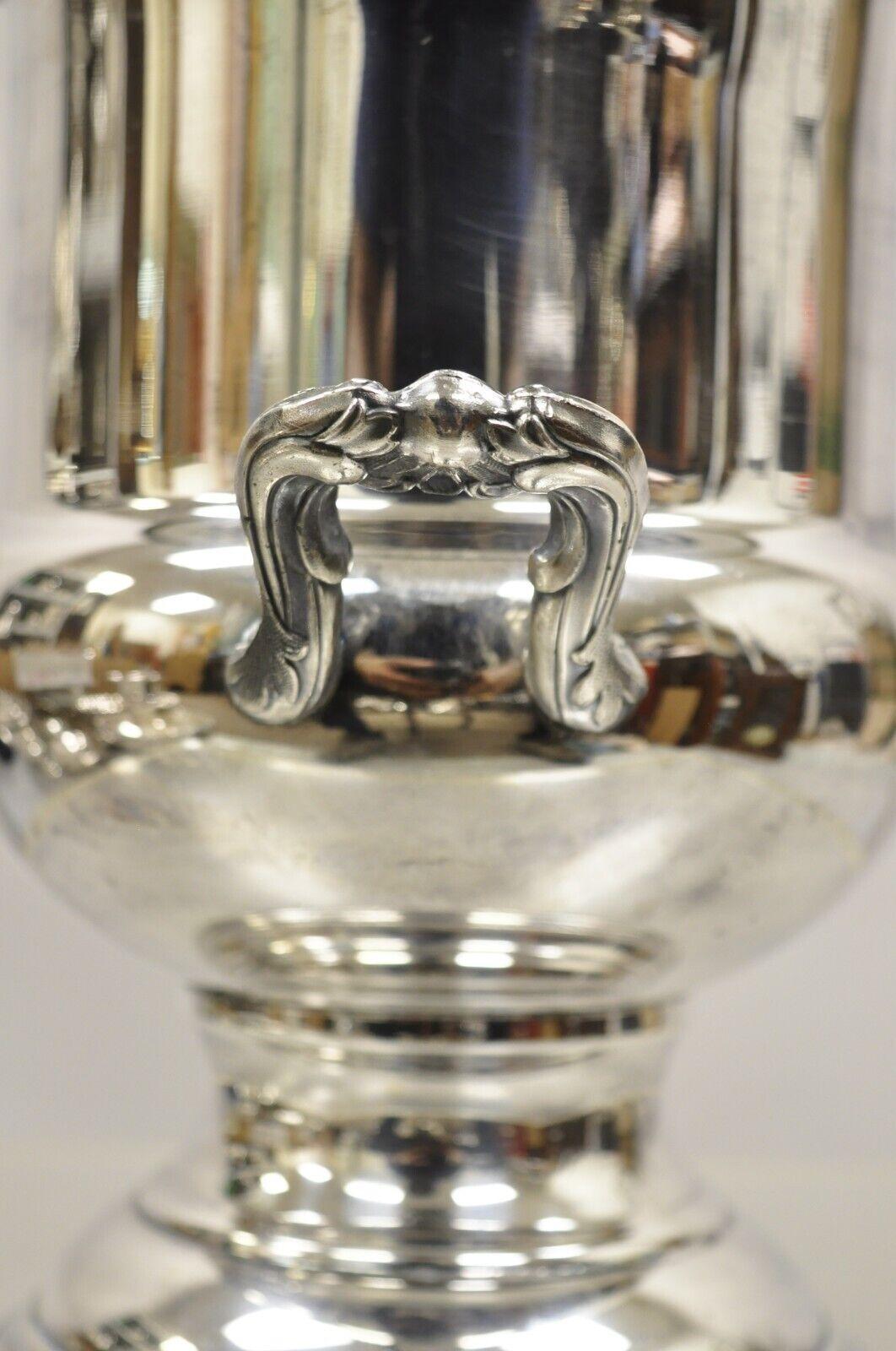 Vintage WMA Rogers by Oneida Silver Plated Trophy Cup Champagne Chiller ...