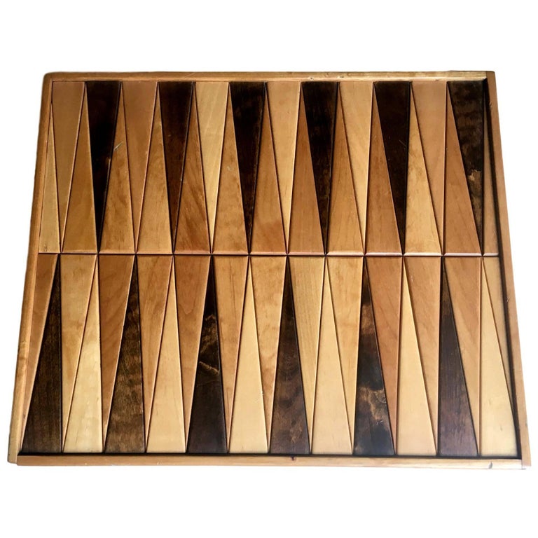 Vintage Wood Backgammon Board at 1stDibs | vintage backgammon board