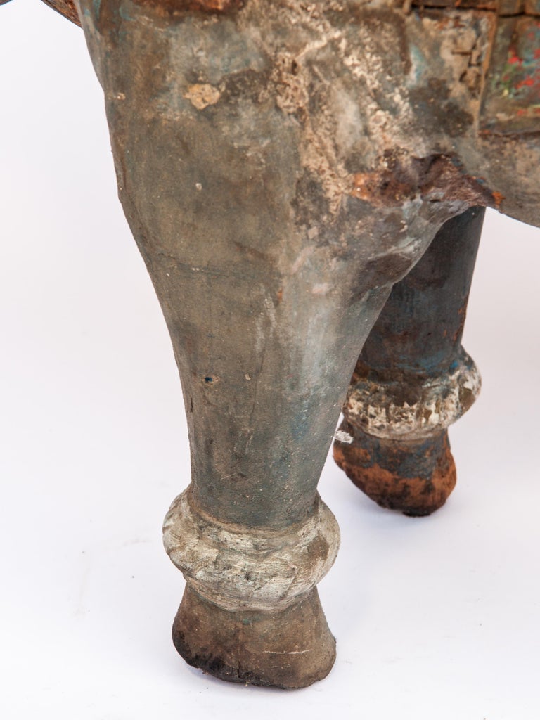 Vintage Wood Carved Mythical Animal Makara, Thailand, Mid-20th Century ...