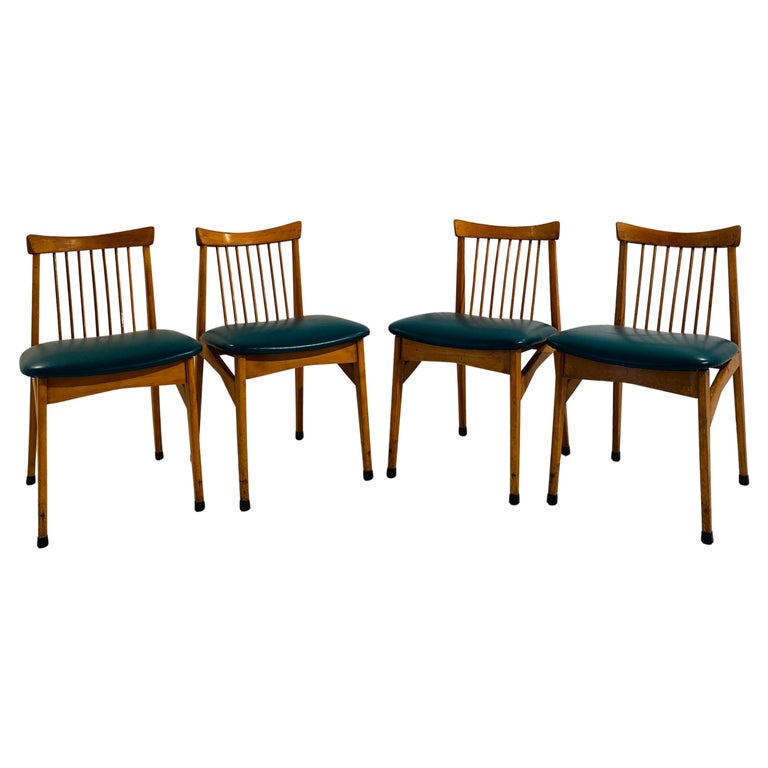 Vintage chairs, Set of Four, Italy, 1960s For Sale at 1stDibs