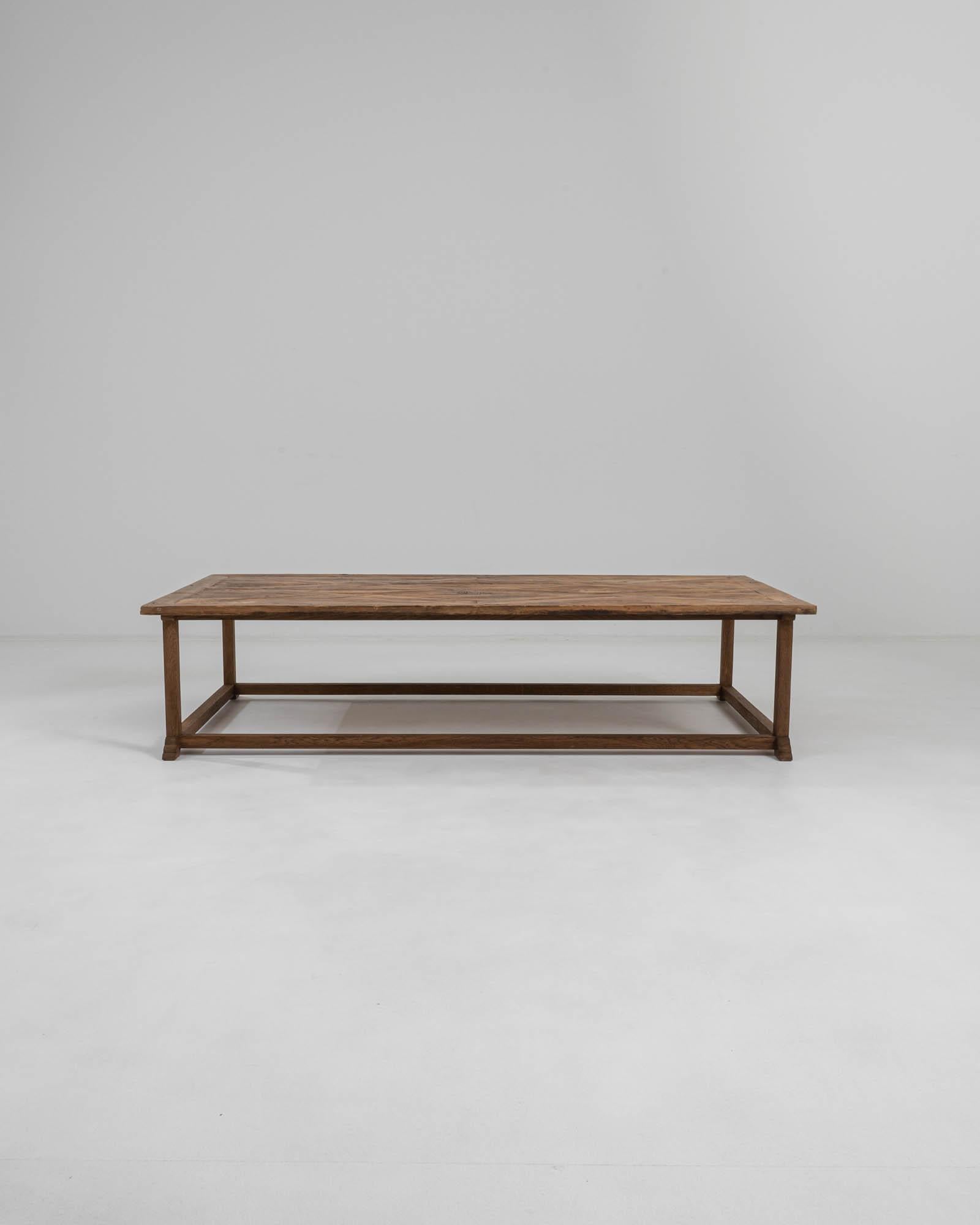 Vintage Wooden Coffee Table at 1stDibs