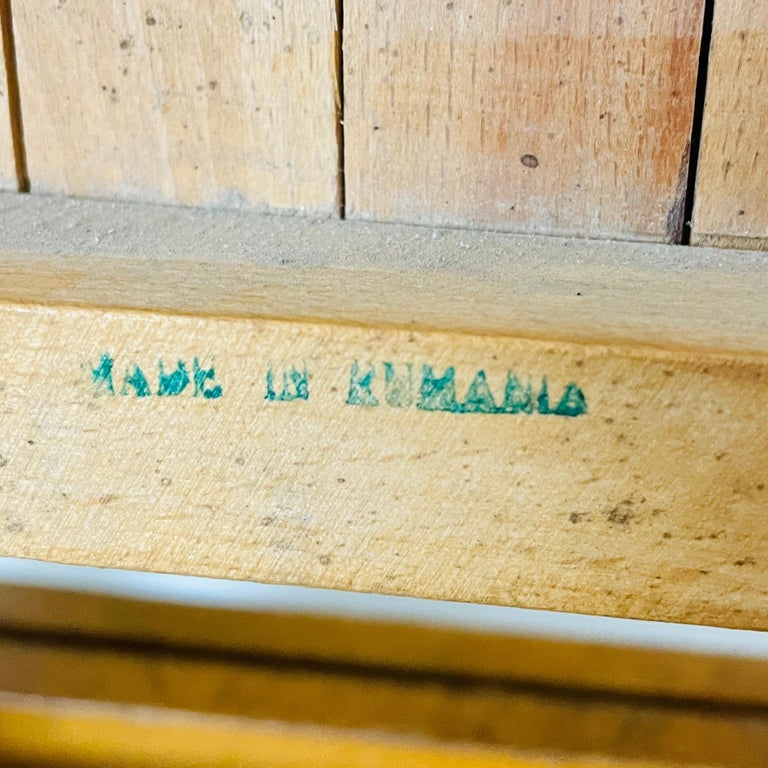 Vintage Wooden Folding Chairs by Centa, Set of 4, 1960s For Sale at 1stDibs