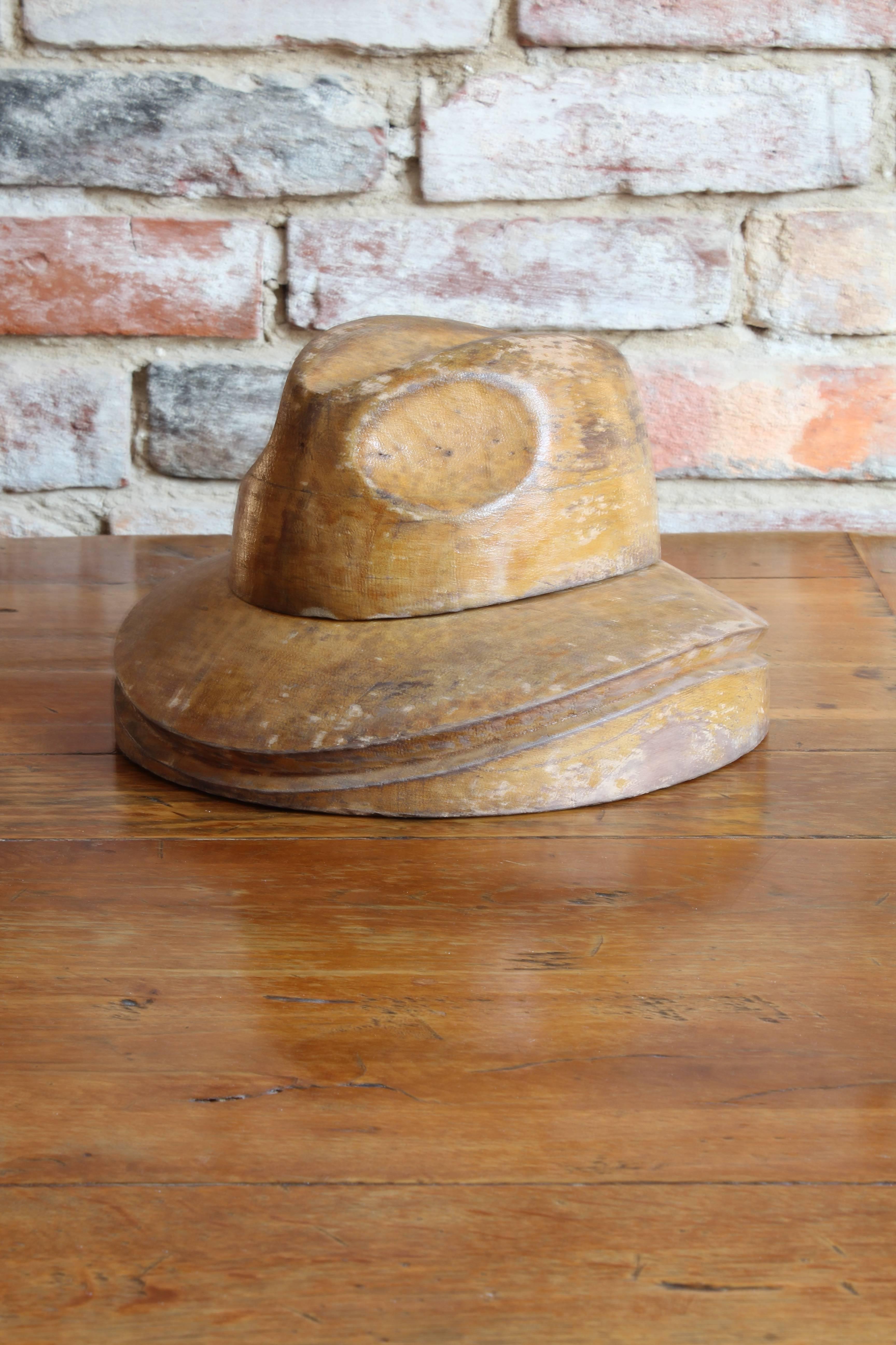 Vintage Wooden Hat Forms, Set of 3 at 1stDibs | vintage hat form, hat ...