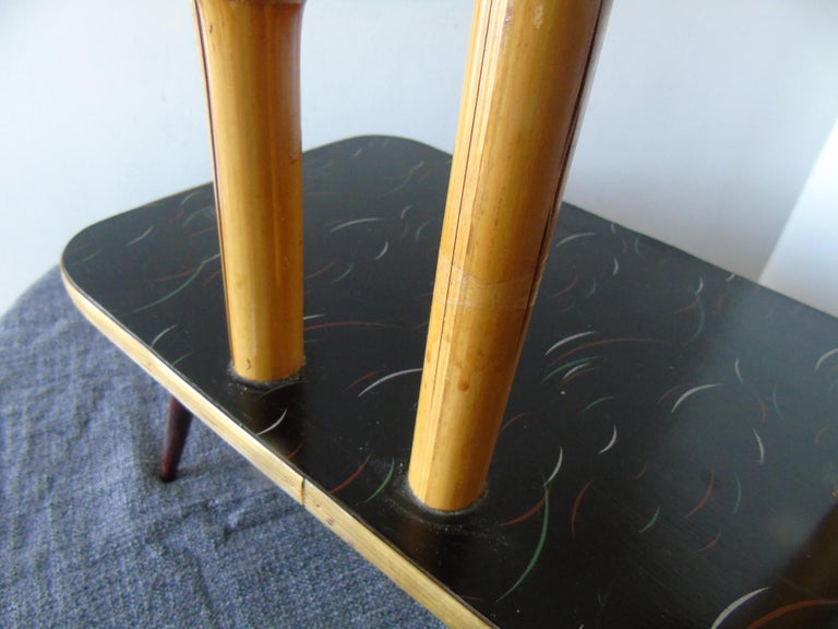 Vintage Wooden Plant Stand, 1950s For Sale at 1stDibs