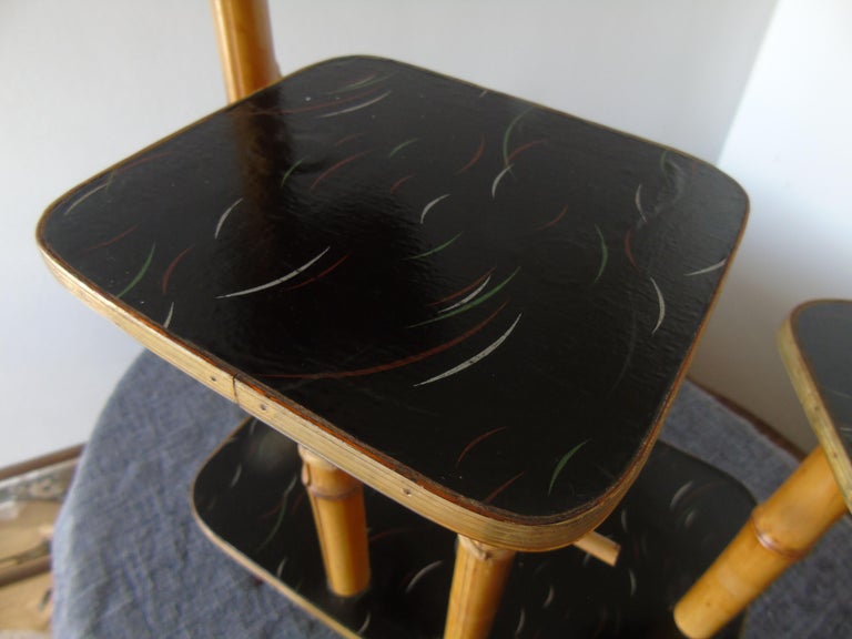 Vintage Wooden Plant Stand, 1950s For Sale at 1stDibs