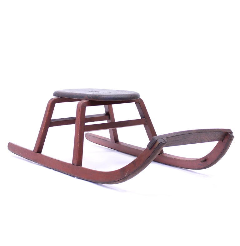 Vintage Wooden Sled, 1930s-1940s For Sale at 1stDibs | antique german ...