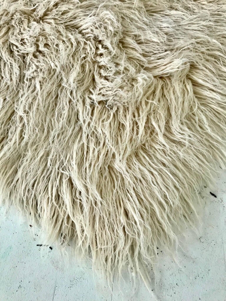 Vintage Wool Flokati Rug by Karamichos and Co. at 1stDibs