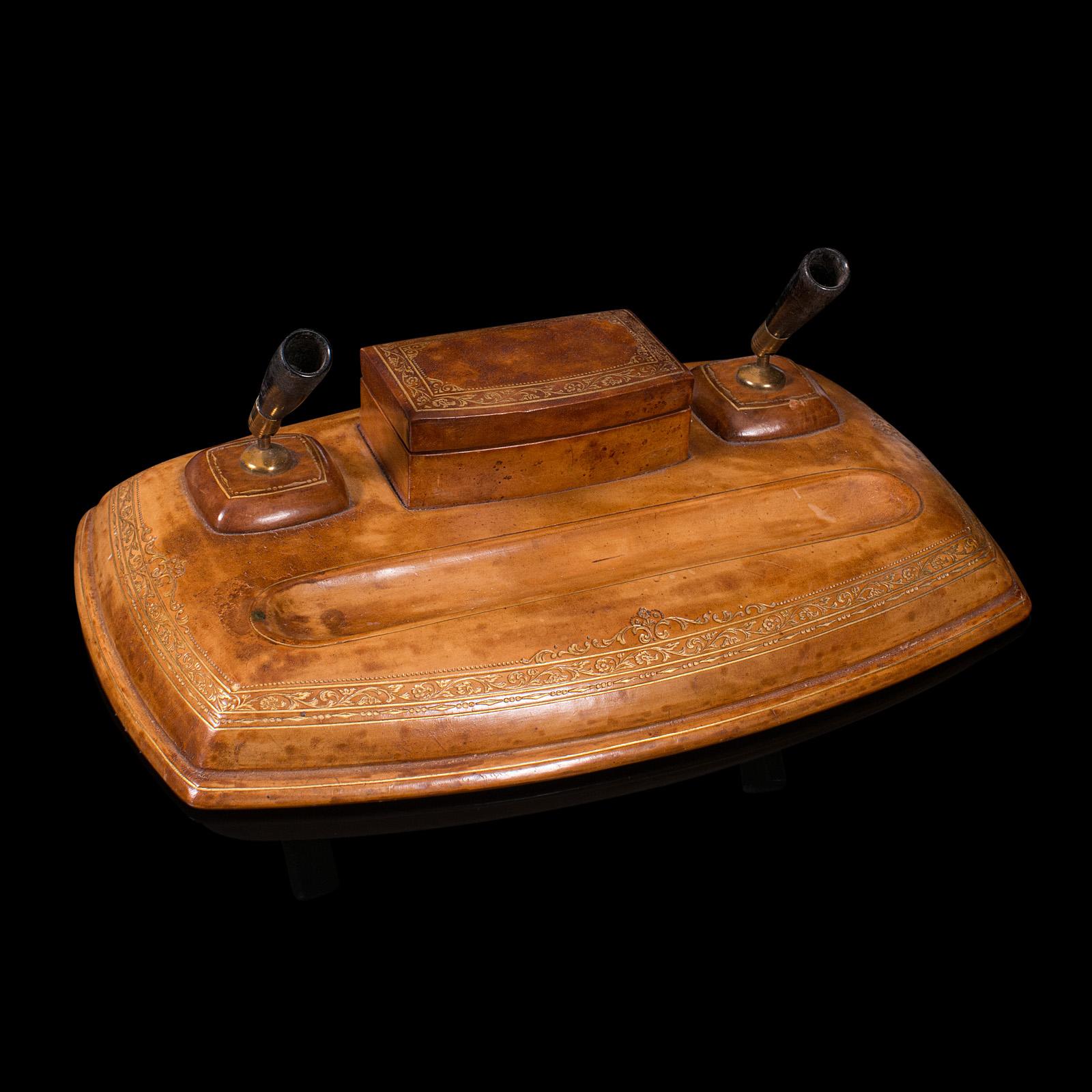 Vintage Writing Desk Set, English, Leather, Correspondence Box, Asprey ...
