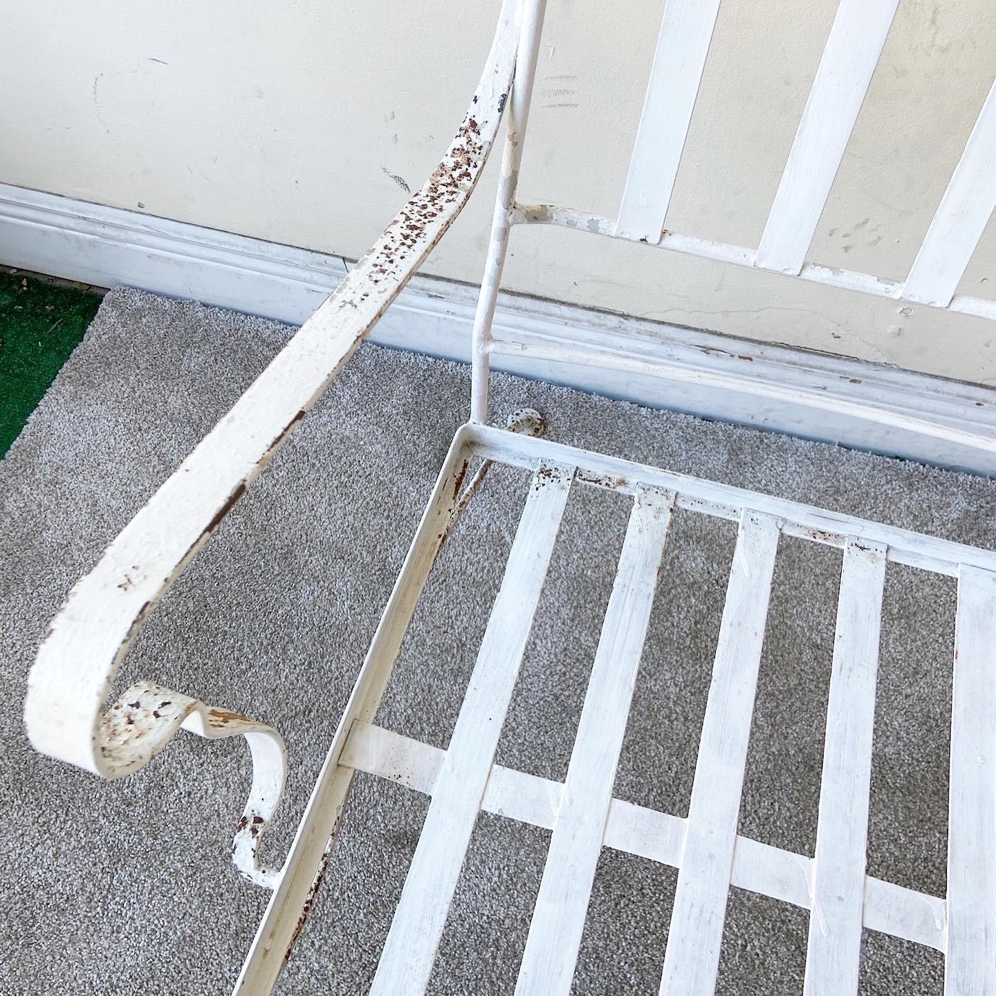 Vintage Wrought Iron Sectional Sofa For Sale at 1stDibs