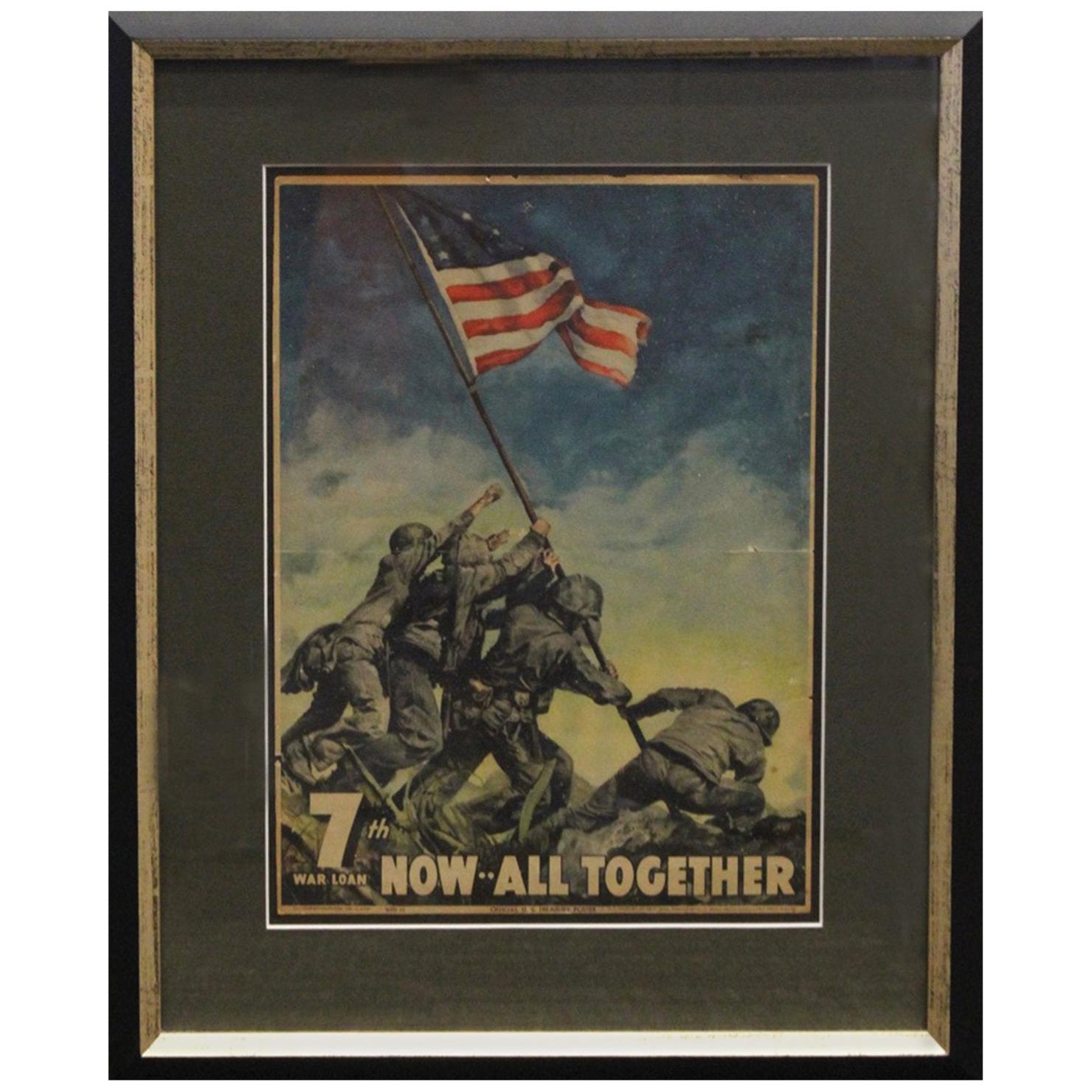 Original Vintage Poster Free Labor Will Win WWII Home Front Propaganda ...