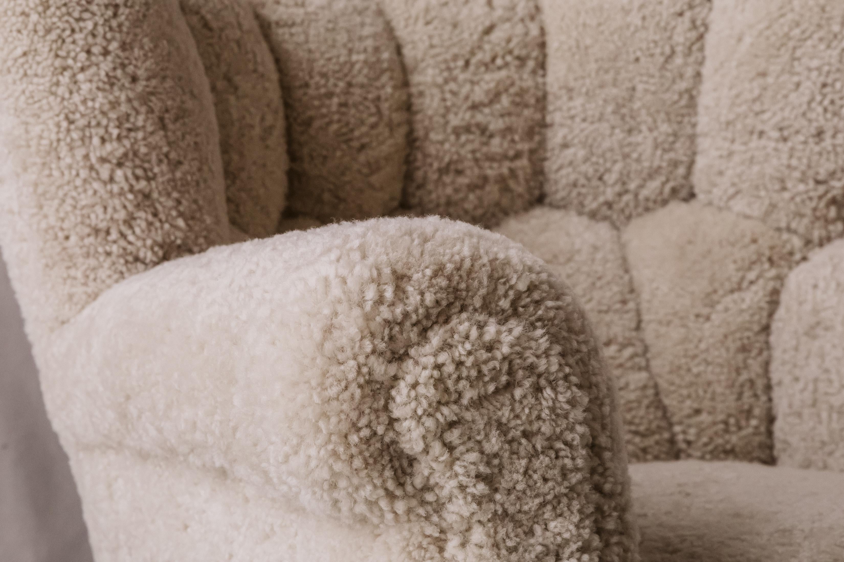 Vintage XL Shearling Cabinetmaker Chair from Denmark, circa 1950 For ...