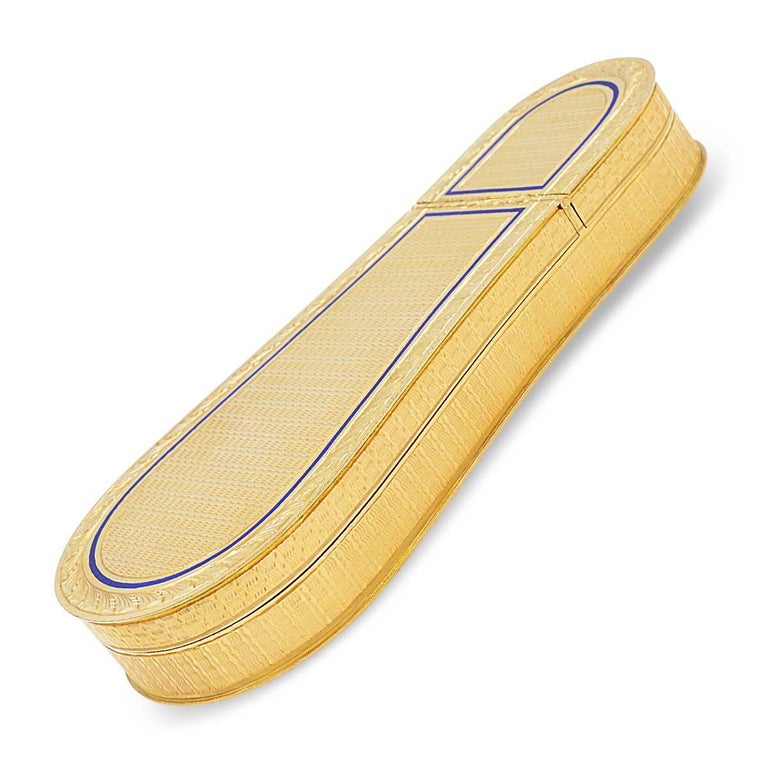 Vintage Yellow Gold Snuff Powder Box in 18 Karat For Sale at 1stDibs ...