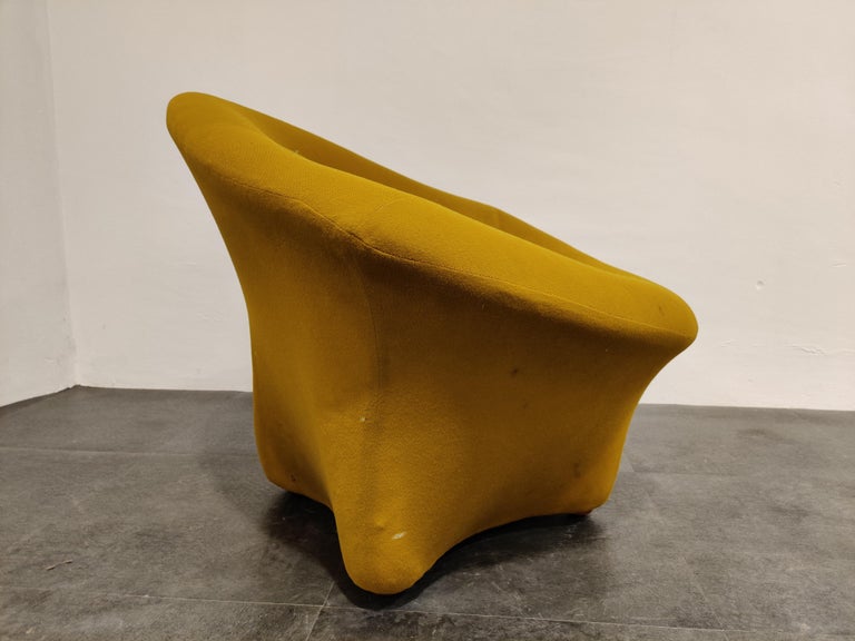 Vintage Yellow Lounge Chair, 1970s at 1stDibs