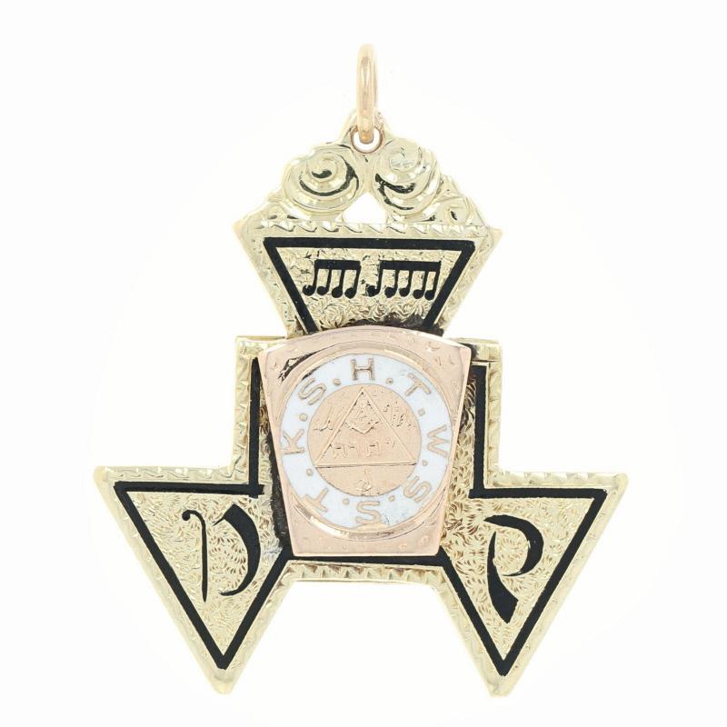 Vintage York Rite Past High Priest Medal, 14 Karat Gold Royal Arch ...