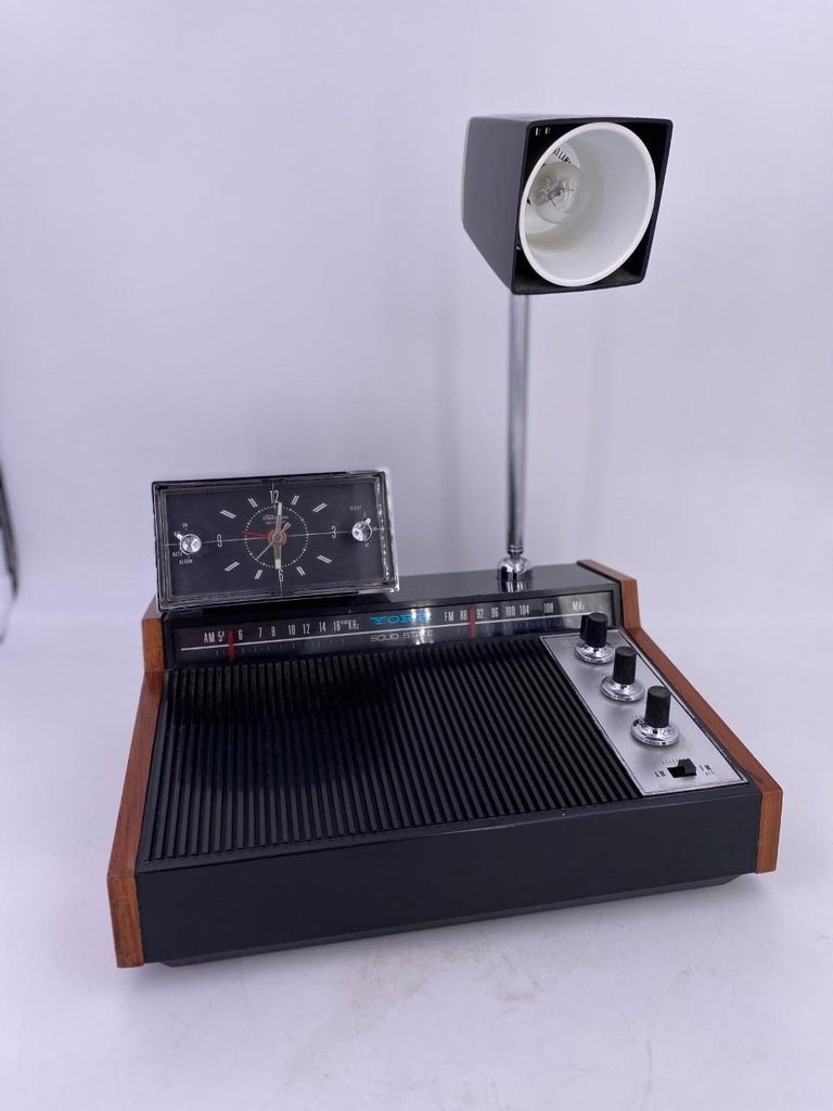 Vintage York Solid State Radio with Clock, Light and Speaker at 1stDibs ...