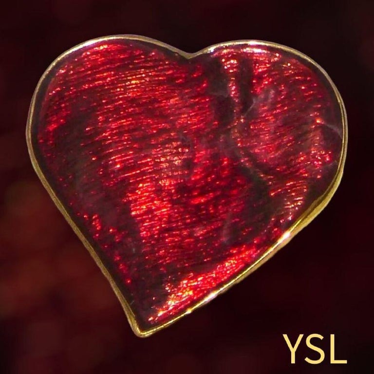 Vintage Yves Saint-Laurent Brooch For Sale at 1stDibs