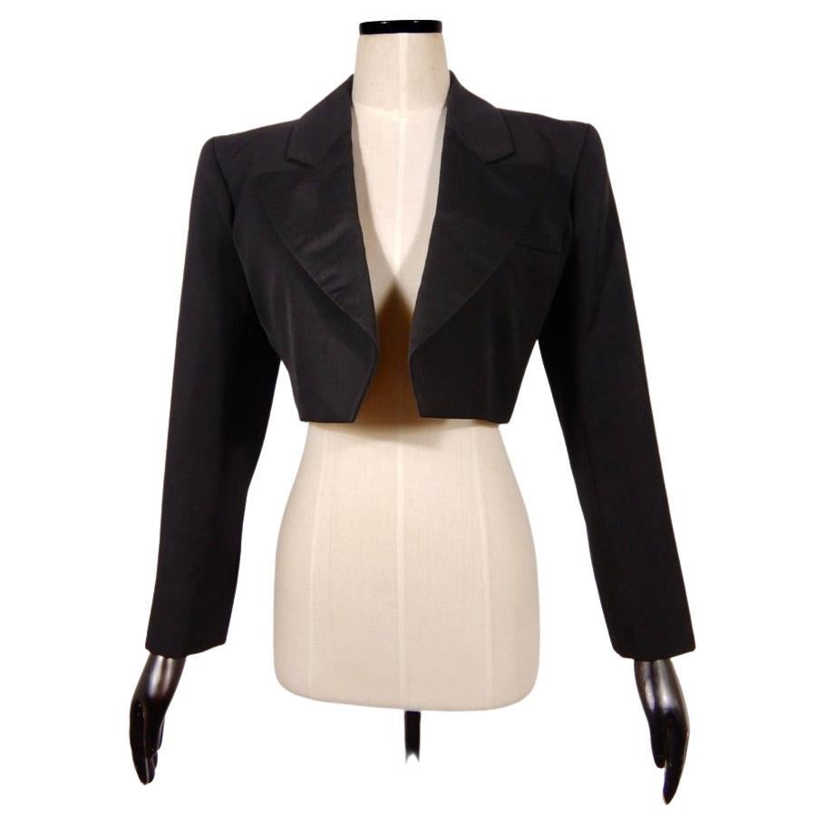 YSL Cropped Jacket at 1stDibs