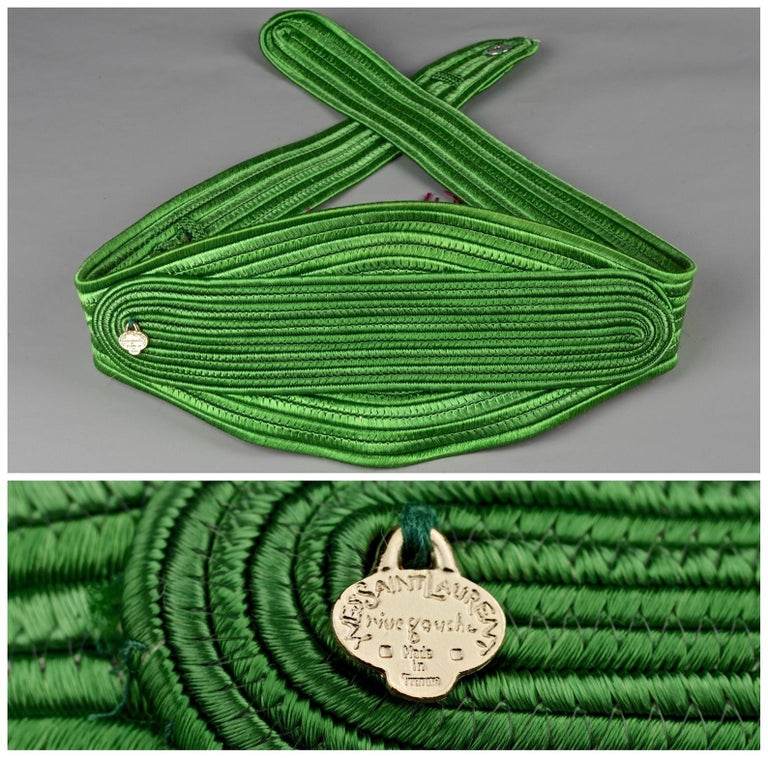 Vintage YVES SAINT LAURENT Ysl Tassel Passementerie Russian Collection ...