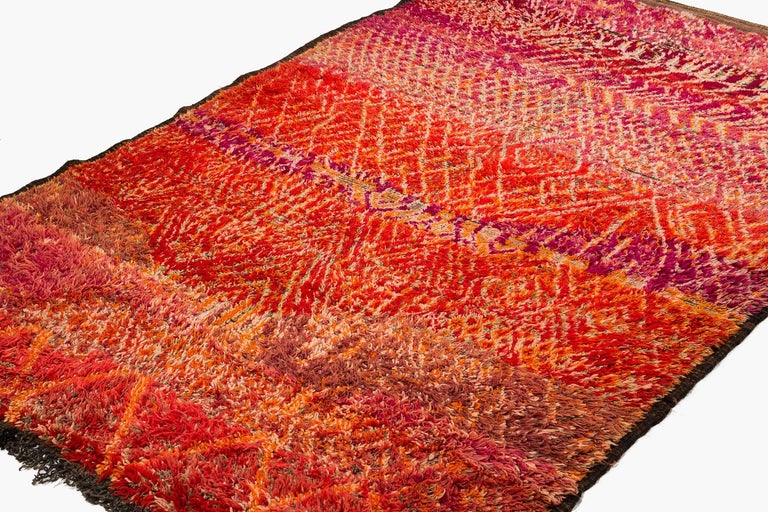 Vintage Zayan Moroccan Rug For Sale at 1stDibs