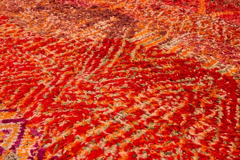 Vintage Zayan Moroccan Rug For Sale at 1stDibs