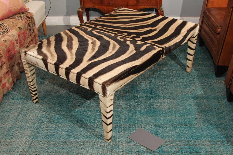 zebra print coffee table