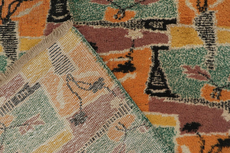 Vintage Zeki Müren Rug with Polychromatic Geometric Pattern by Rug and ...