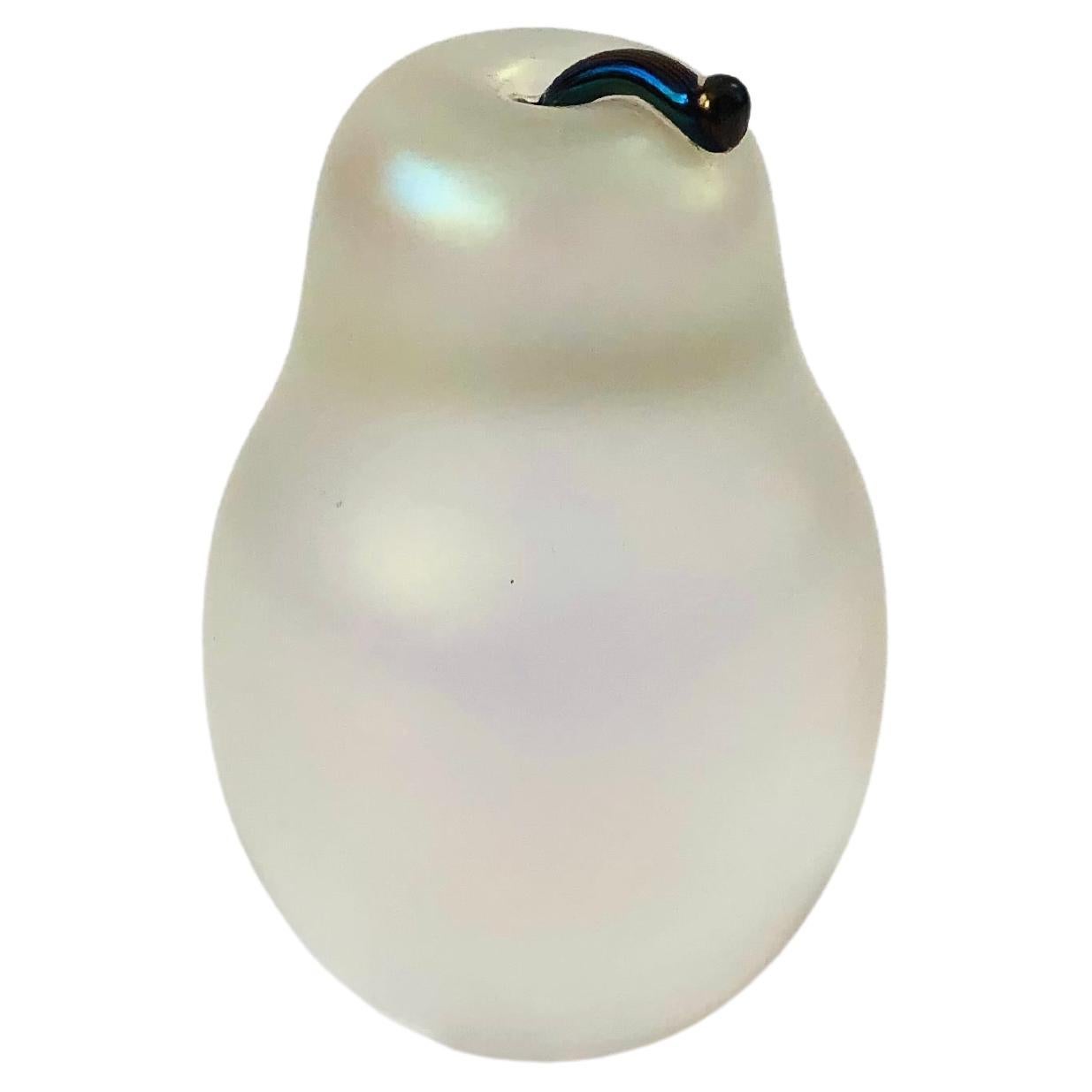 Glass Pear in Yellow at 1stDibs