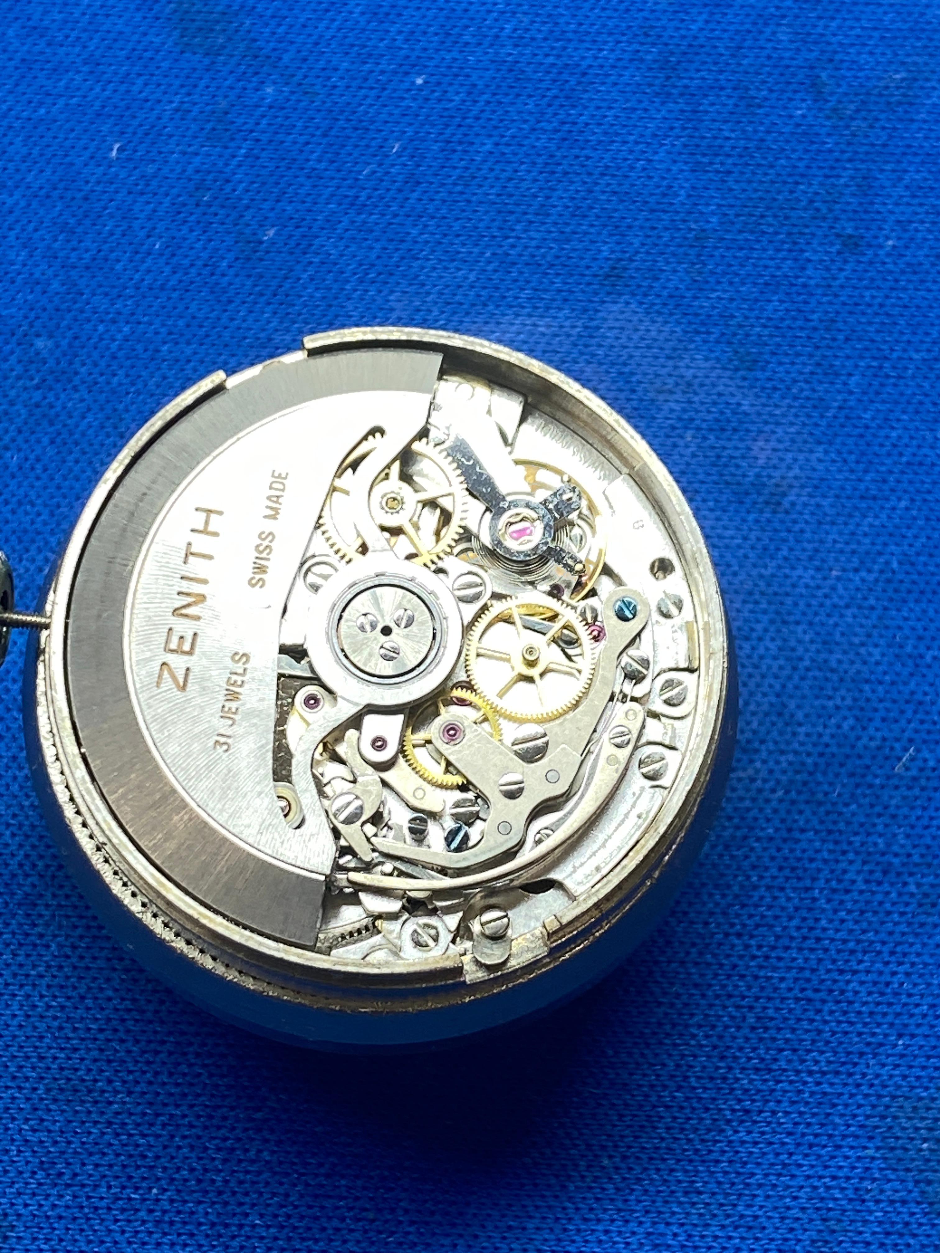 Vintage Zenith El Primero Chrono A384 Automatic with Original Box For ...