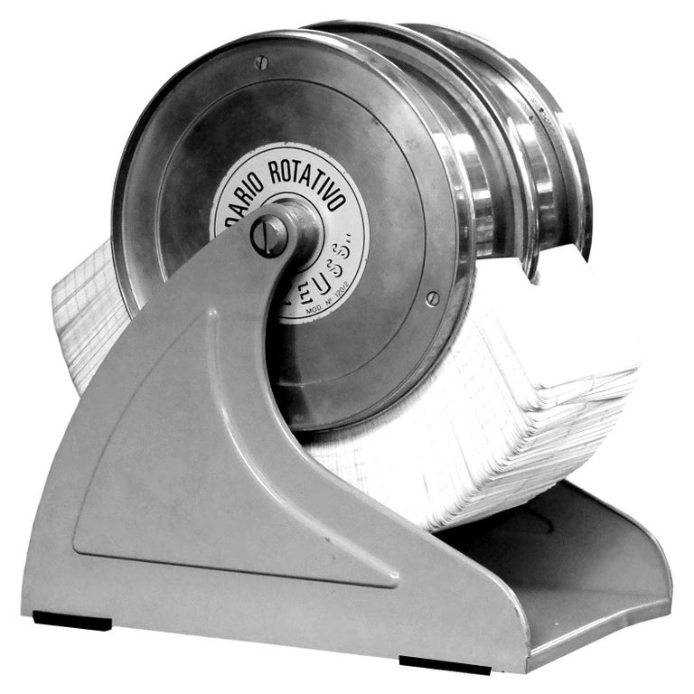 Vintage Zeuss Rotative Card Index 1950 For Sale at 1stDibs