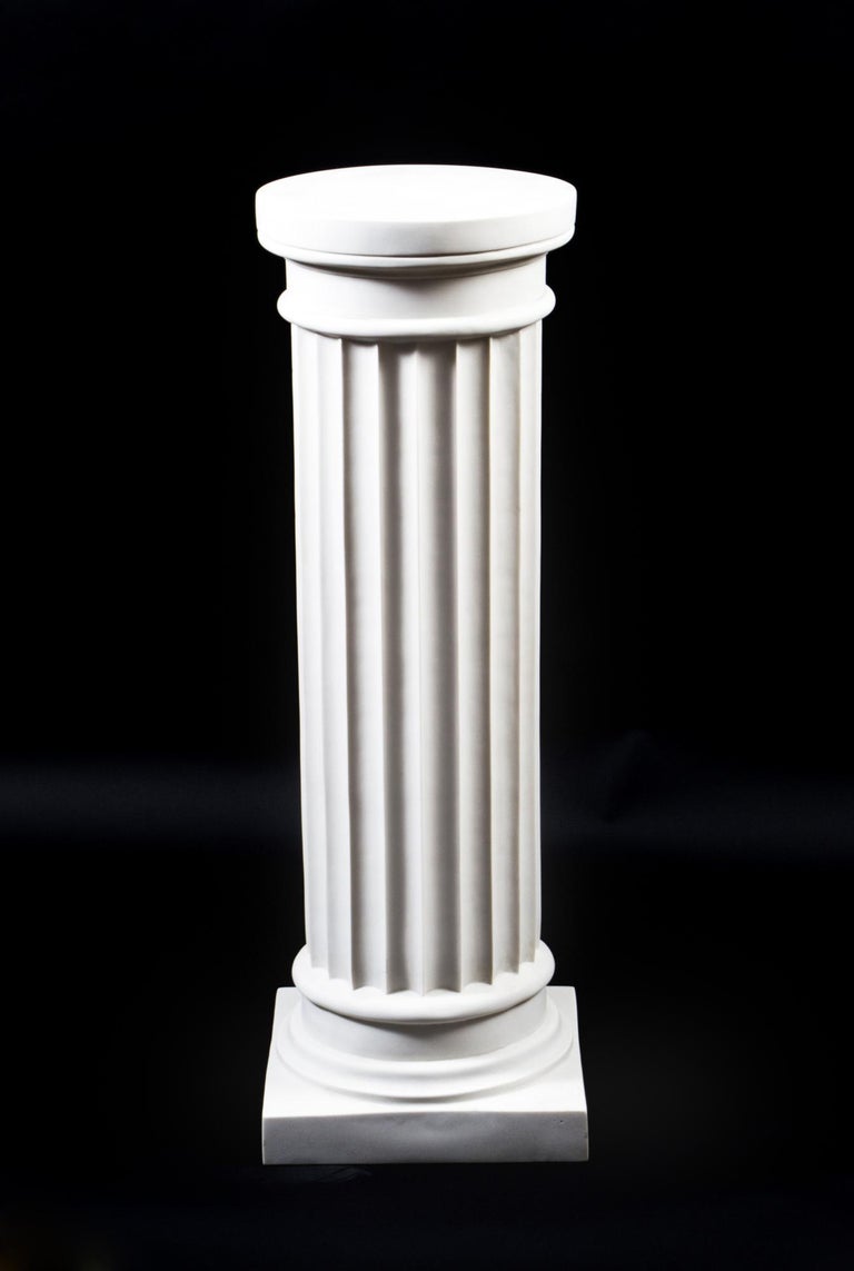 Vintaget Grecian Composite Marble Doric Column Pedestal 20th C For Sale ...