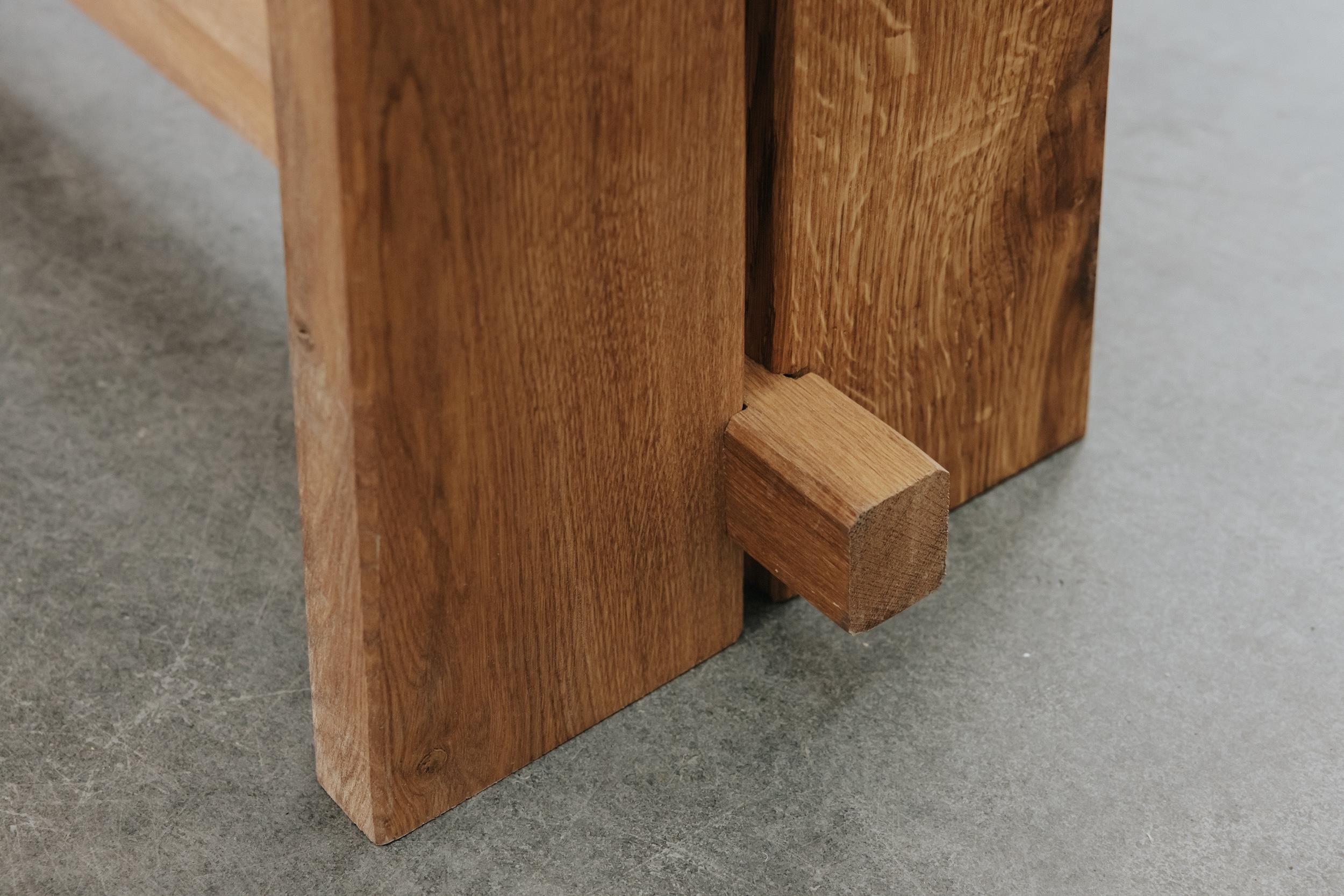 Vinteg Oak Bench From Denmark, Circa 1980 For Sale at 1stDibs