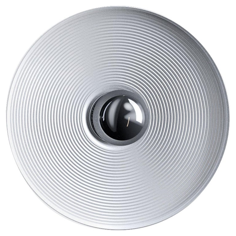 Vinyl Small Wall Light in Black with Silver Diffuser by Diesel Living ...