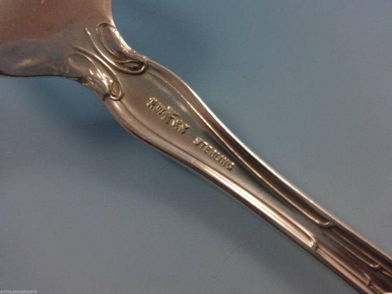 Violet by Wallace Sterling Silver Flatware Set for 12 Service, 88 ...