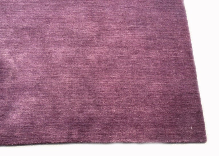 Violet Silk Modern Rug For Sale at 1stDibs