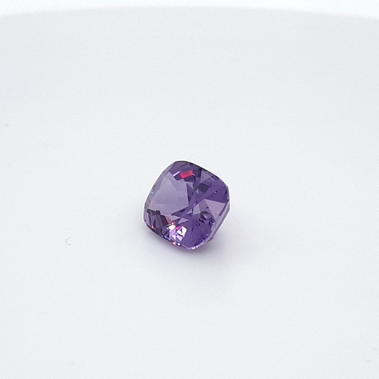Violet Spinel, Faceted Gem, 4,63 Ct., Loose Gemstone For Sale at 1stDibs