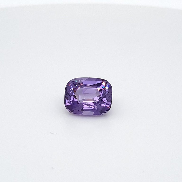 Violet Spinel, Faceted Gem, 4,63 Ct., Loose Gemstone For Sale at 1stDibs