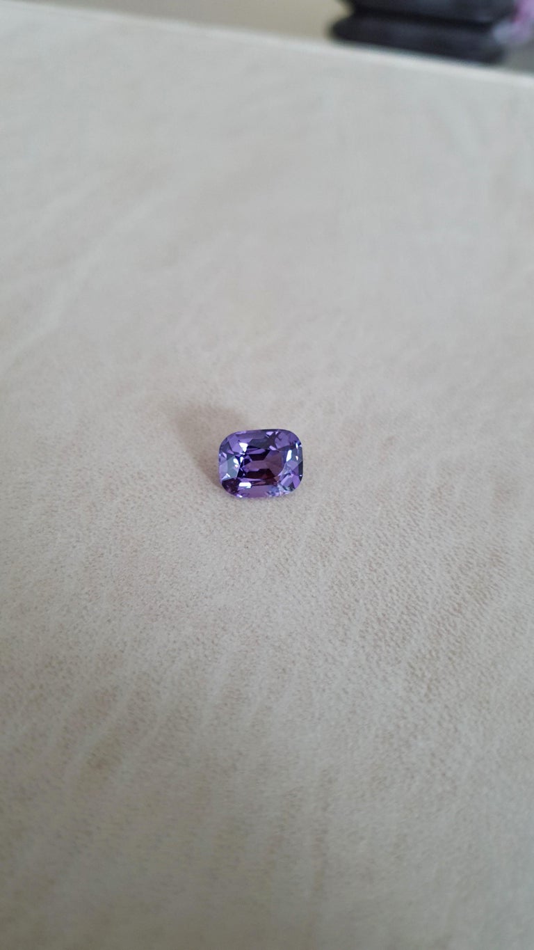 Violet Spinel, Faceted Gem, 4,63 Ct., Loose Gemstone For Sale at 1stDibs