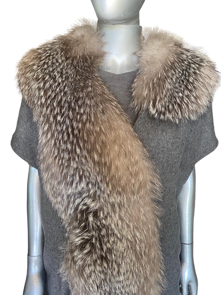Vionnet Paris Cashmere and Fur Coat (NWT) w/ Addtl Dress and Trouser ...