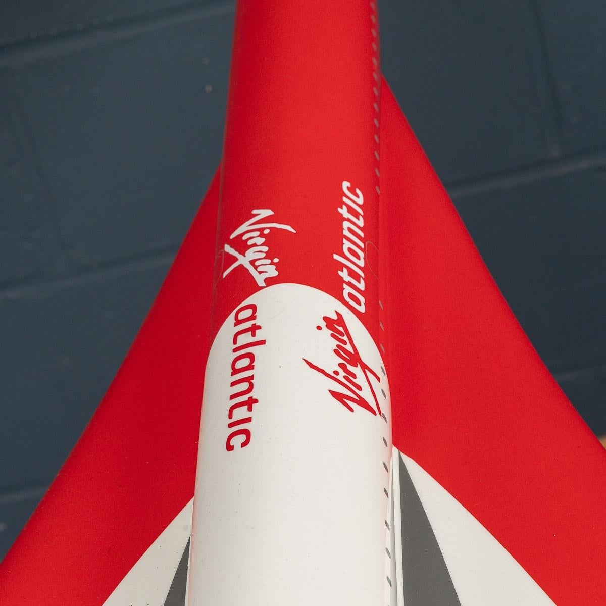 Virgin Airlines Concorde Model on Original Chrome Stand, circa 2003 at ...