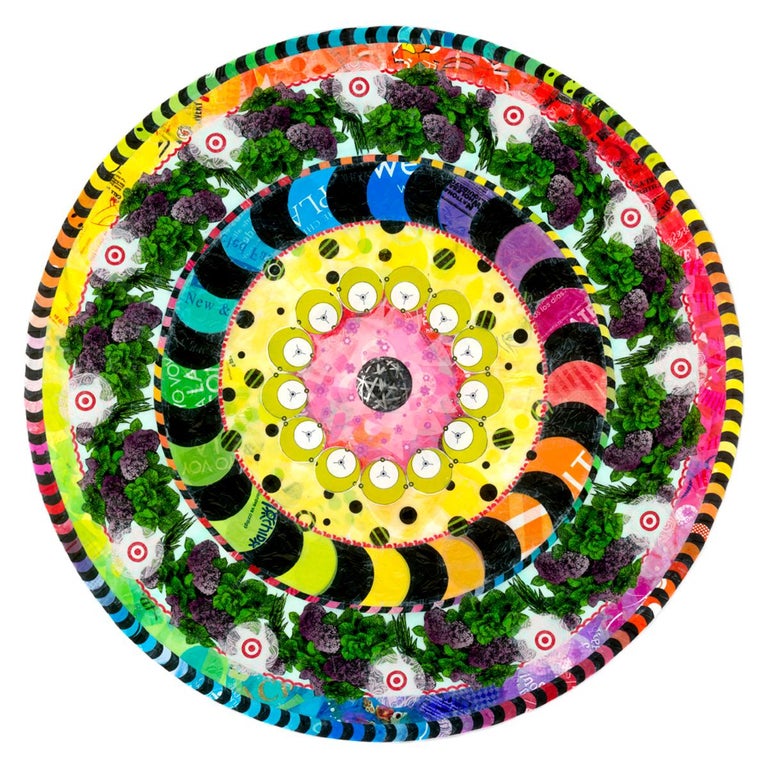 Virginia Fleck - Mystery Mandala For Sale at 1stDibs
