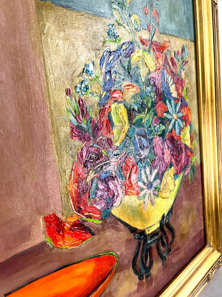 Virginia Rogers - Mid-Century Modernist Multi-Colour Bouquet, Yellow ...