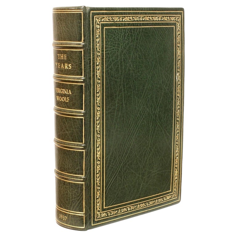 Virginia Woolf. the Years, First Edition, 1937 in a Fine Full Leather ...