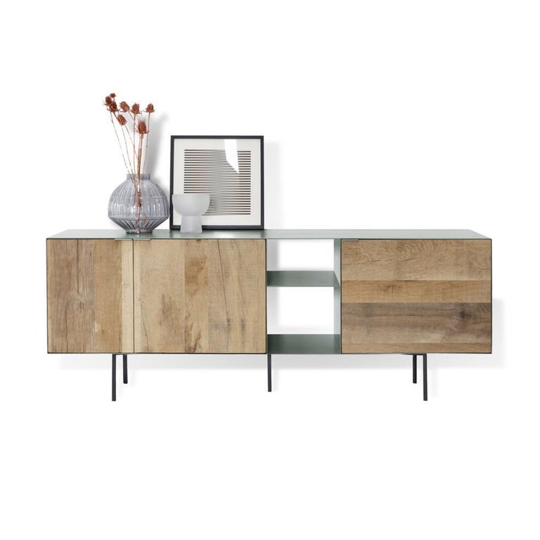 Viridis Sage-Green Durmast Sideboard For Sale at 1stDibs