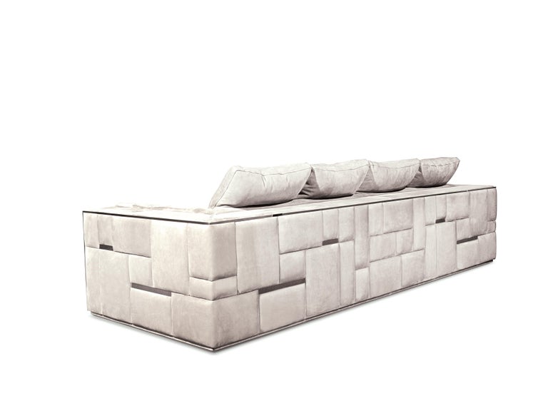 Visionnaire Babylon Sofa in Solid Wood with Upholstery by Alessandro La ...