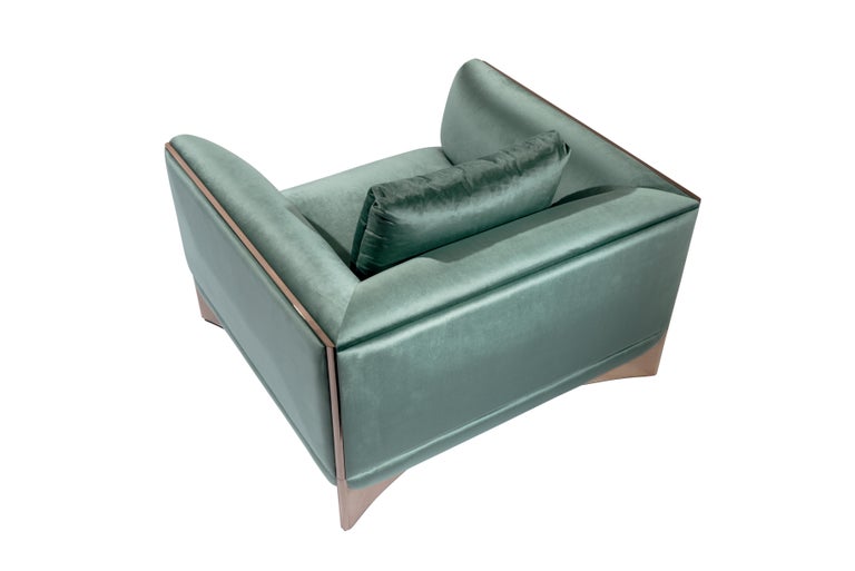 Visionnaire Cà Foscari Armchair in Wood with Upholstery by Alessandro ...