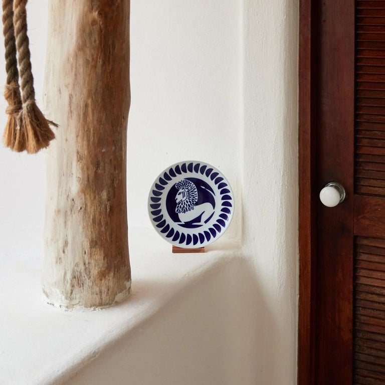 Viso Porcelain Capricorn Zodiac Plate 0301-CP For Sale at 1stDibs