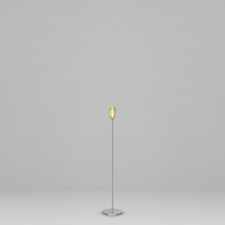 Vistosi Damascus 100 P Floor Lamp in Crystal Crystal by Paolo Crepax ...