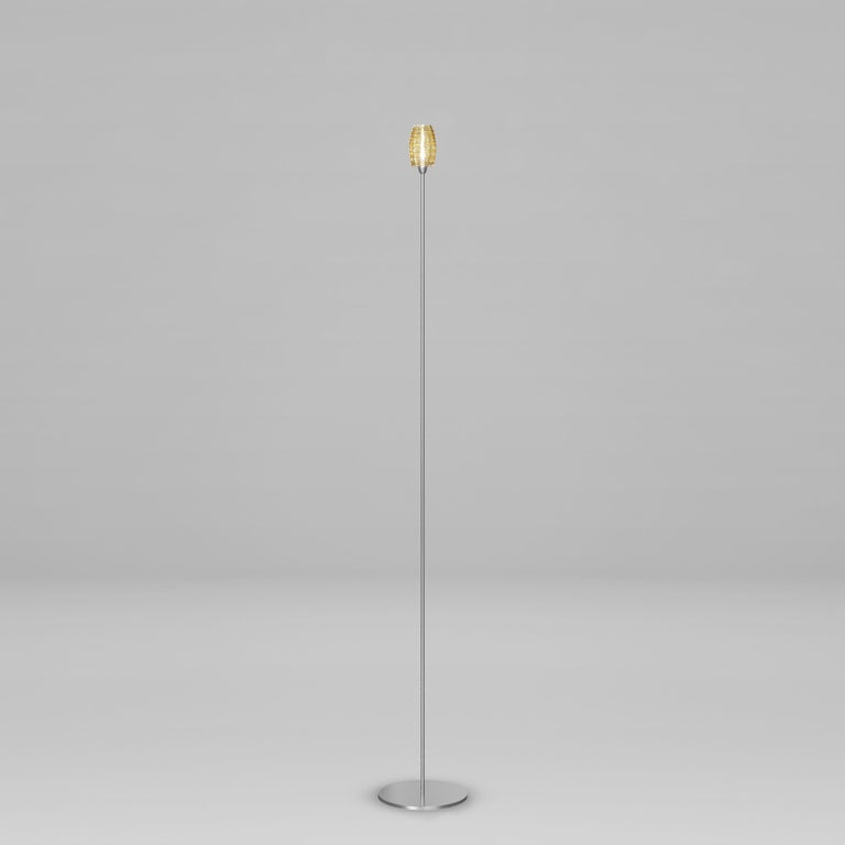Vistosi Damascus 180 P Floor Lamp in Crystal Crystal by Paolo Crepax ...