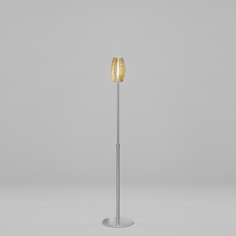Vistosi Damascus M Floor Lamp in Crystal Crystal by Paolo Crepax For ...